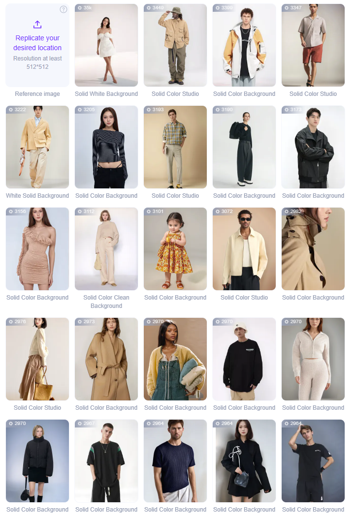 Stunning Spring Background Templates For Fashion Apparel